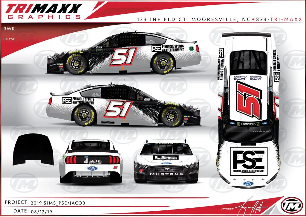 Pinnacle Sports and Entertainment Sponsoring Rick Ware Racing's No. 51 ...