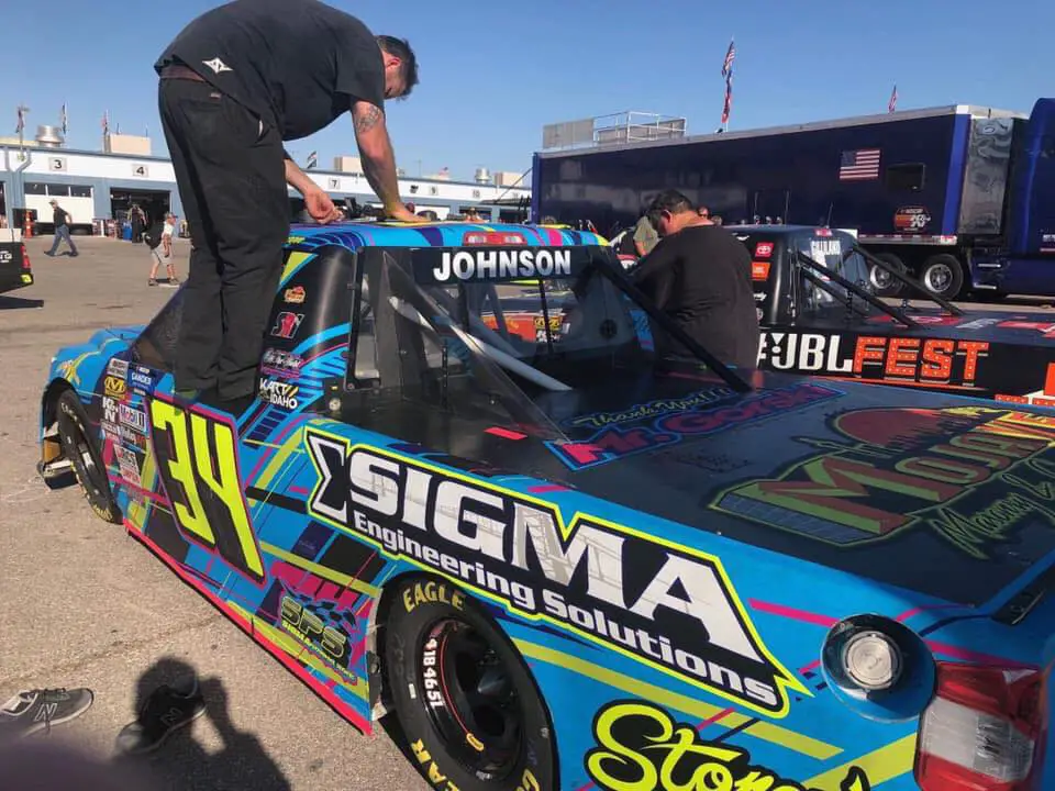 Justin Johnson Gets Shot to Race Truck at Las Vegas After Jesse Iwuji's ...