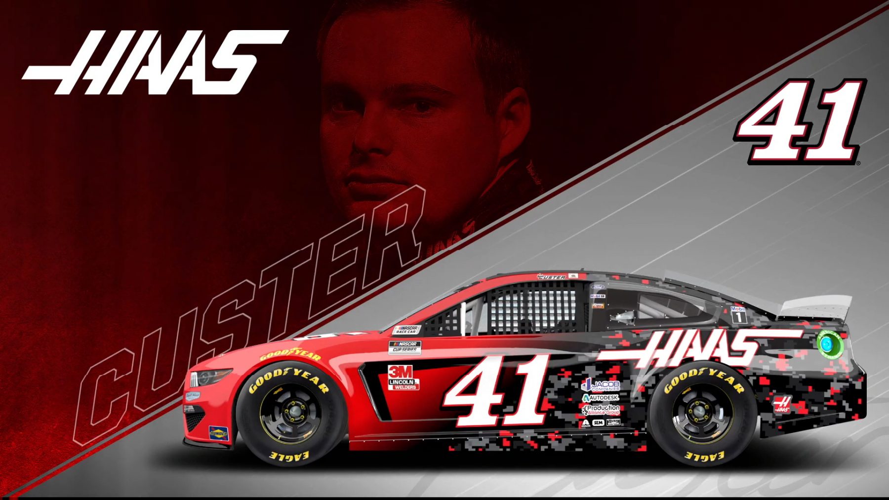 2020 NASCAR Cup Series No. 41 Stewart-Haas Racing Paint Schemes ...