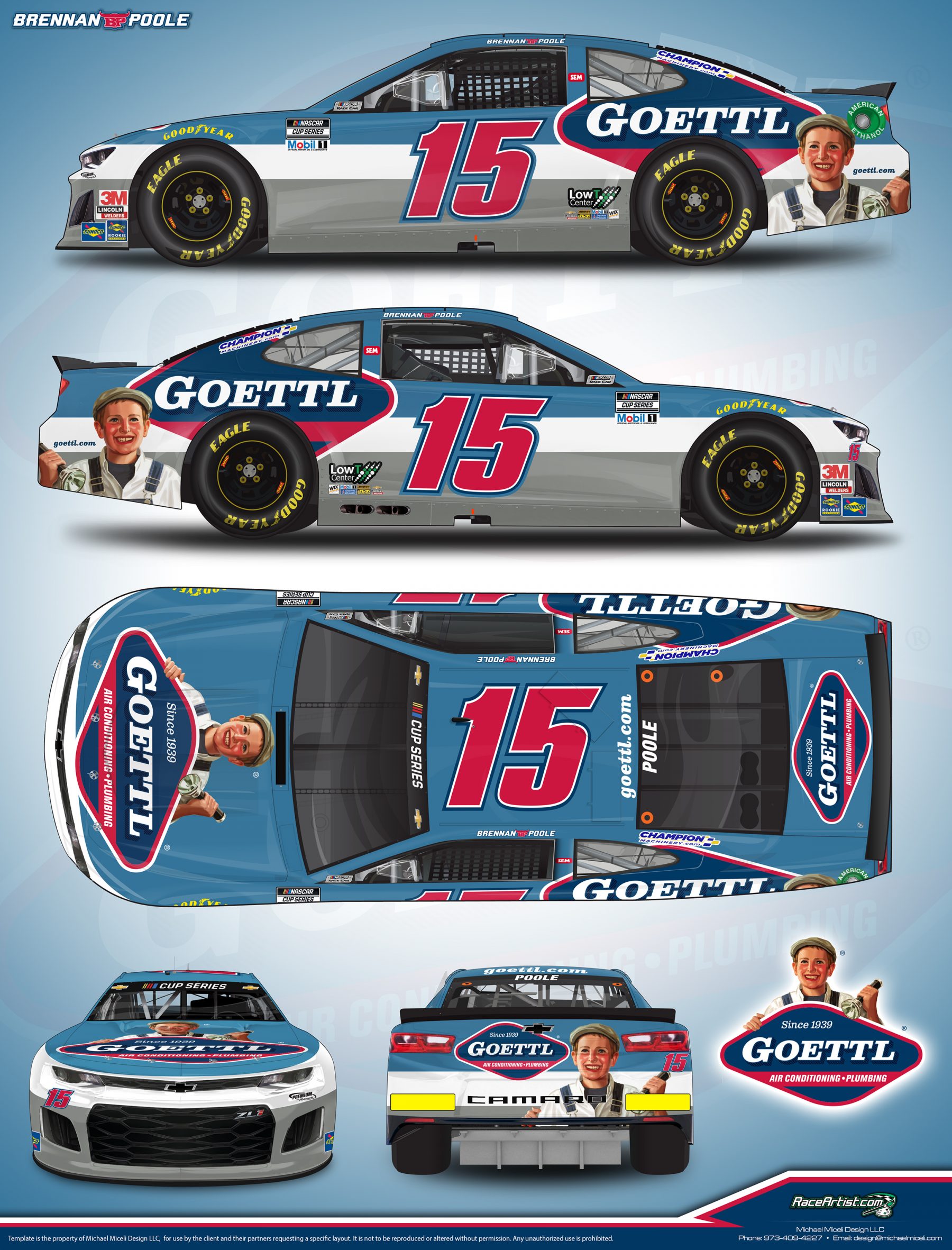 GOETTL Signs on as Brennan Poole's Primary Sponsor For Three Races ...