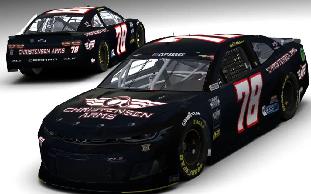 2020 NASCAR Cup Series No. 78 BJ McLeod Motorsports Paint Schemes ...