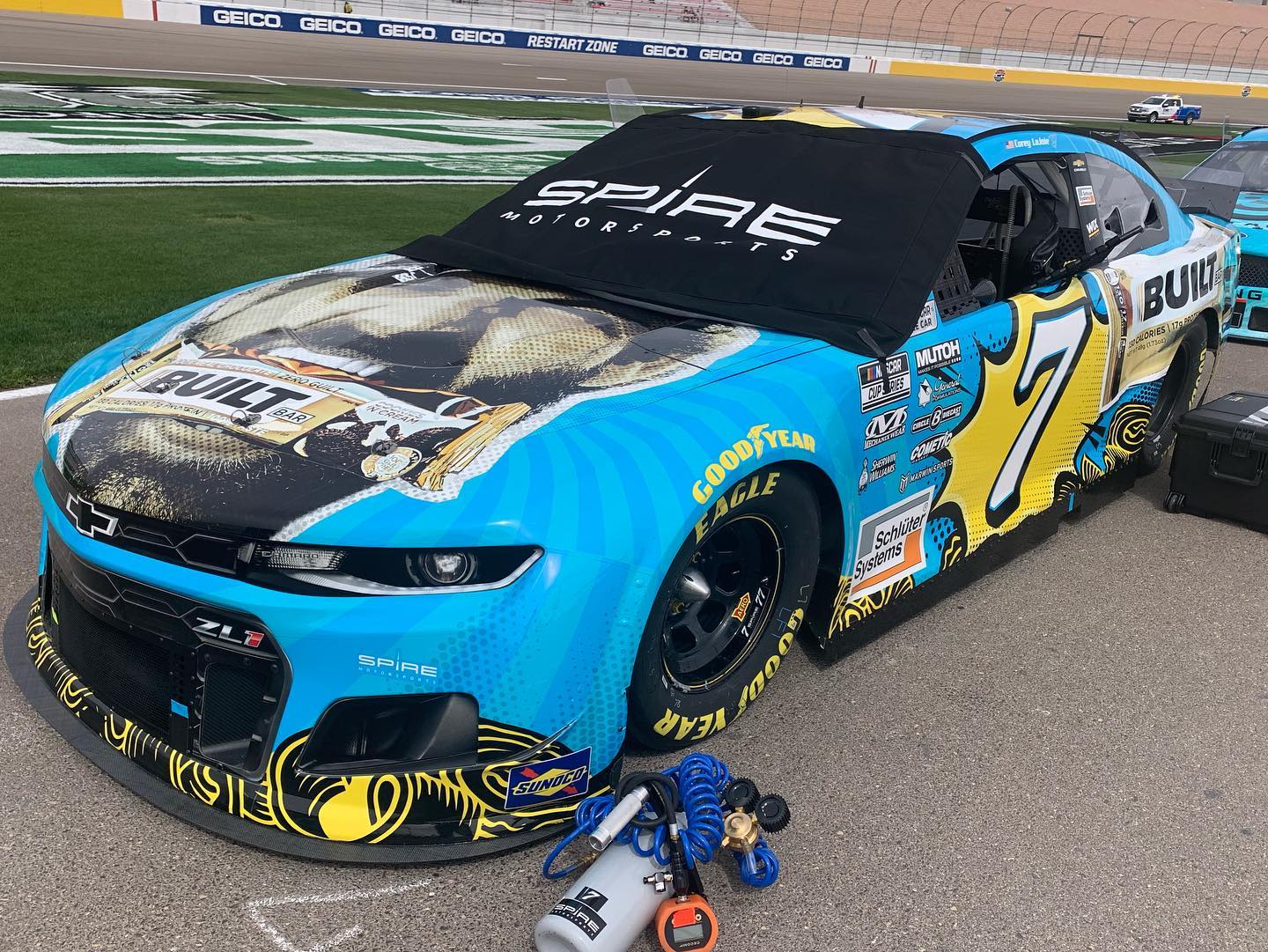 2021 NASCAR Cup Series -- 7 -- Spire Motorsports Paint Schemes ...