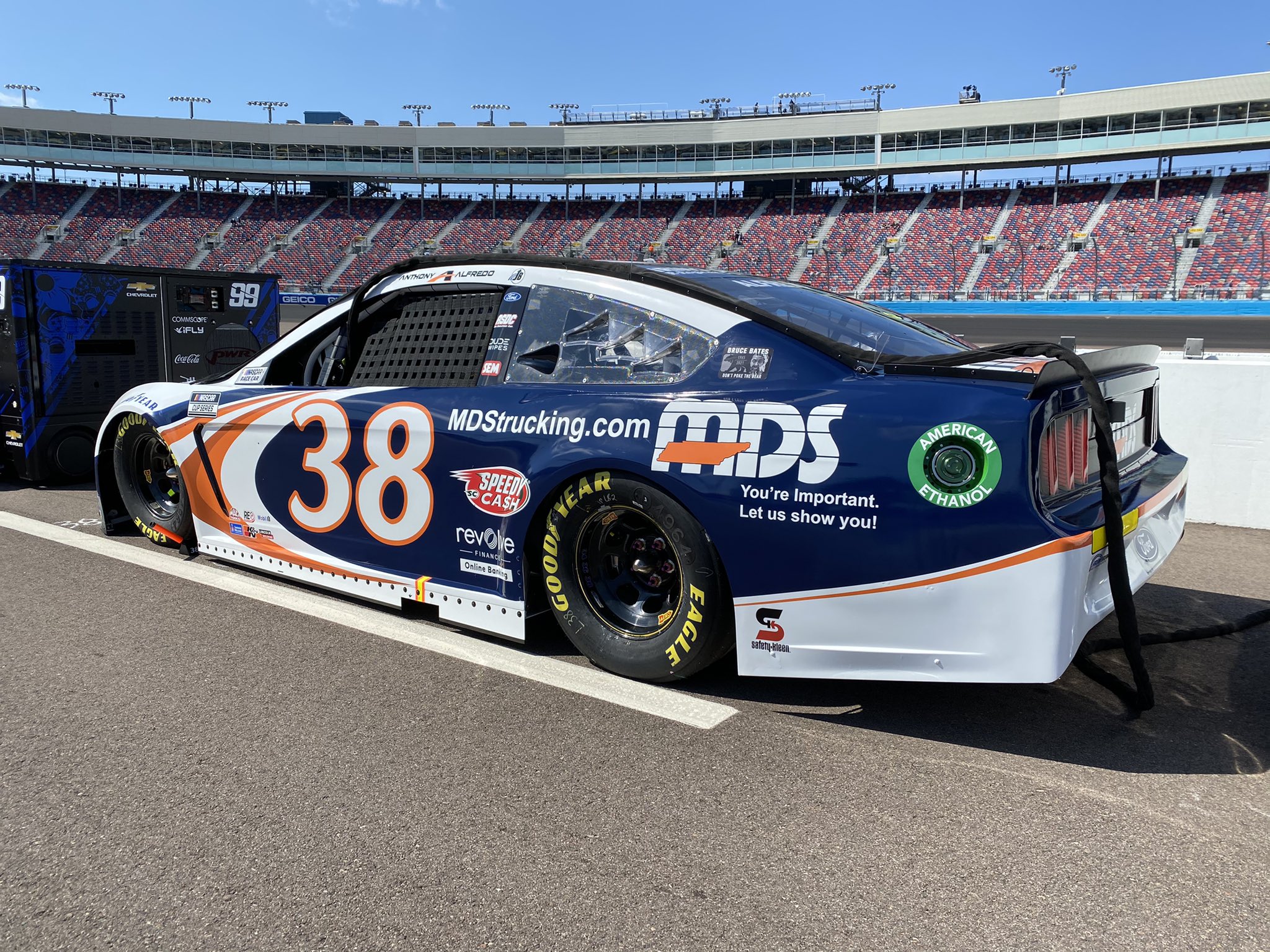 2021 NASCAR Cup Series -- 38 -- Front Row Motorsports Paint Schemes ...