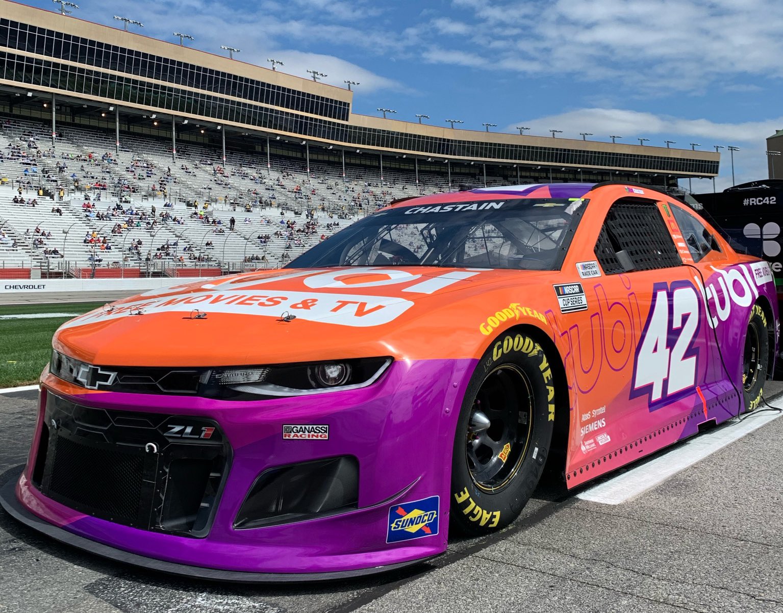 2021 NASCAR Cup Series -- 42 -- Chip Ganassi Racing Paint Schemes ...