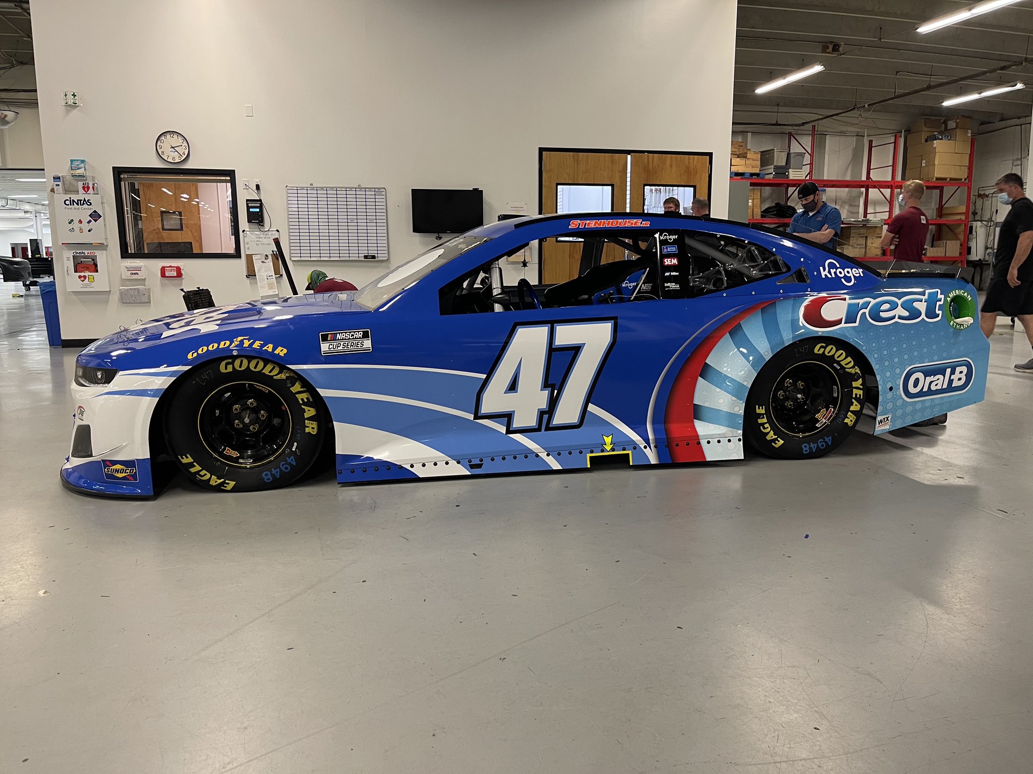 2021 NASCAR Cup Series -- 47 -- JTG Daugherty Racing Paint Schemes ...