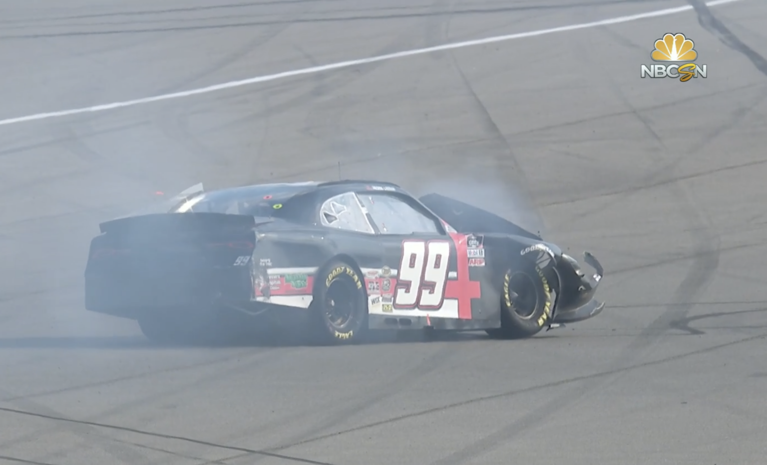 Jesse Little Crashes, Sends New Holland 250 into Overtime ...