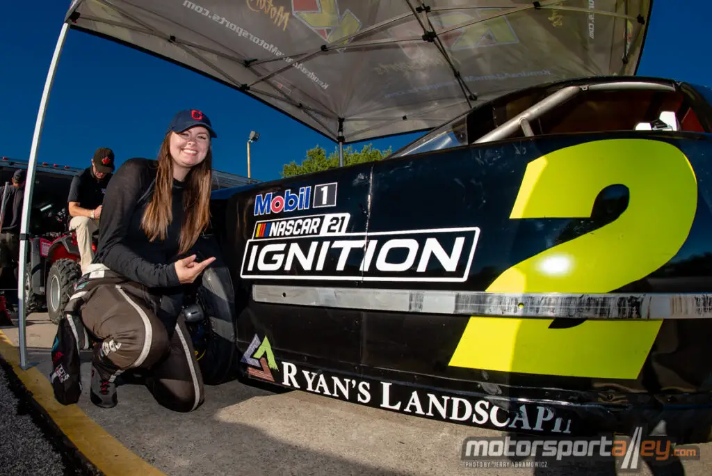 Kendra Adams Racer 6th in Pro Late Model Debut With NASCAR Ignition