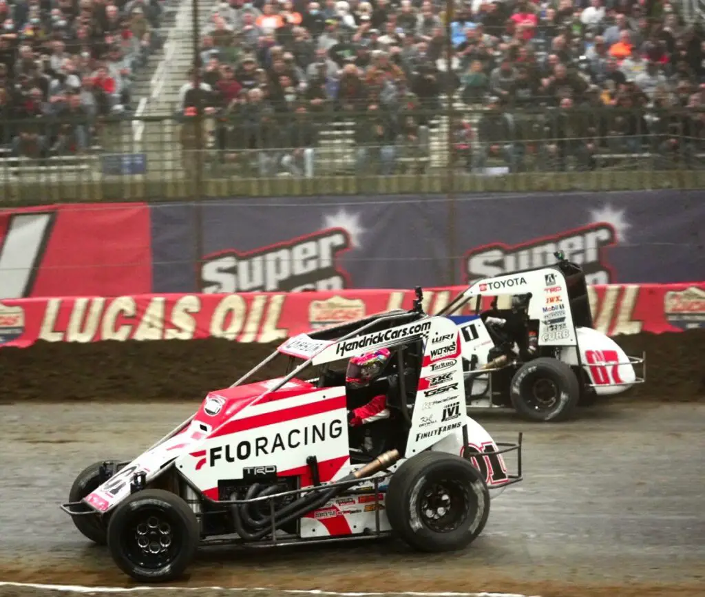 Michael Kofoid Holds Back Incredible Charge from Kyle Larson for ...