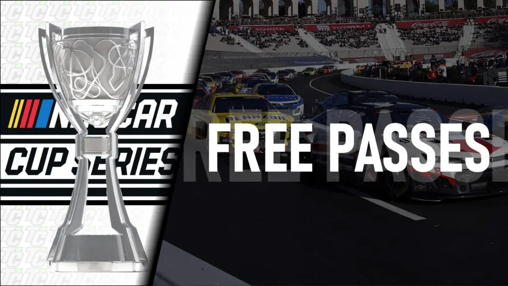 2022 NASCAR Cup Series Free Passes | TobyChristie.com