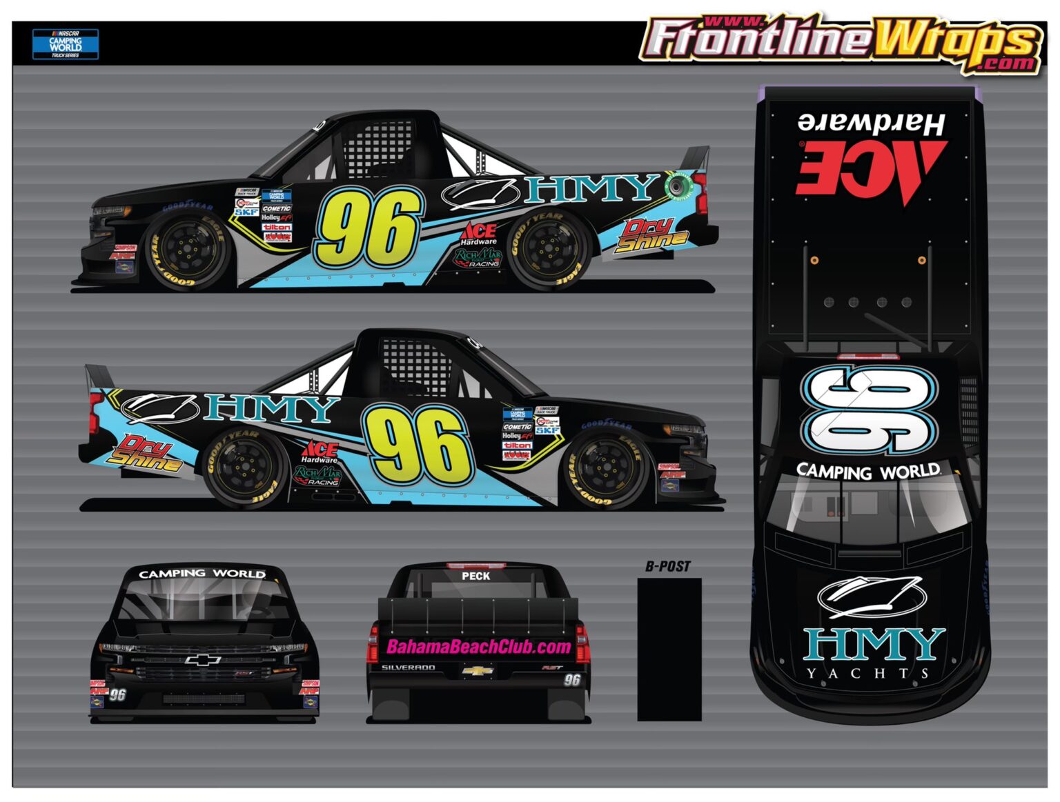 Mason Maggio Running Truck Race at Richmond For Peck Motorsports