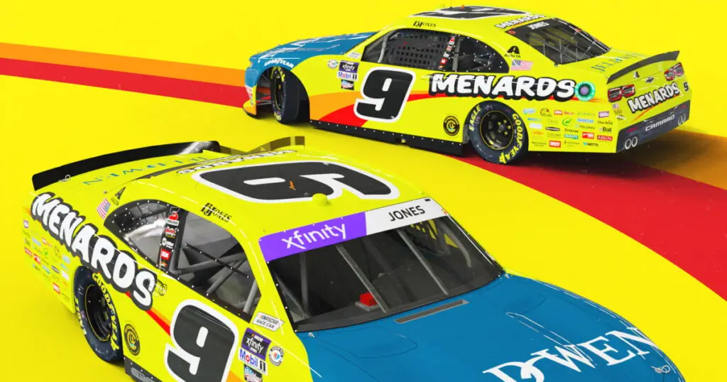 JR Motorsports Unveils New-Look Menards Paint Scheme for Brandon Jones ...