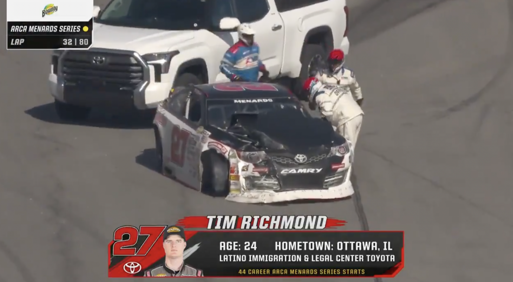 Video: Tim Richmond Crashes Hard Avoiding Jesse Love, Lapped Car of AJ ...