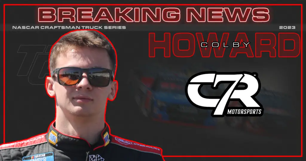 Colby Howard Joins CR7 Motorsports for 2023 Truck Campaign