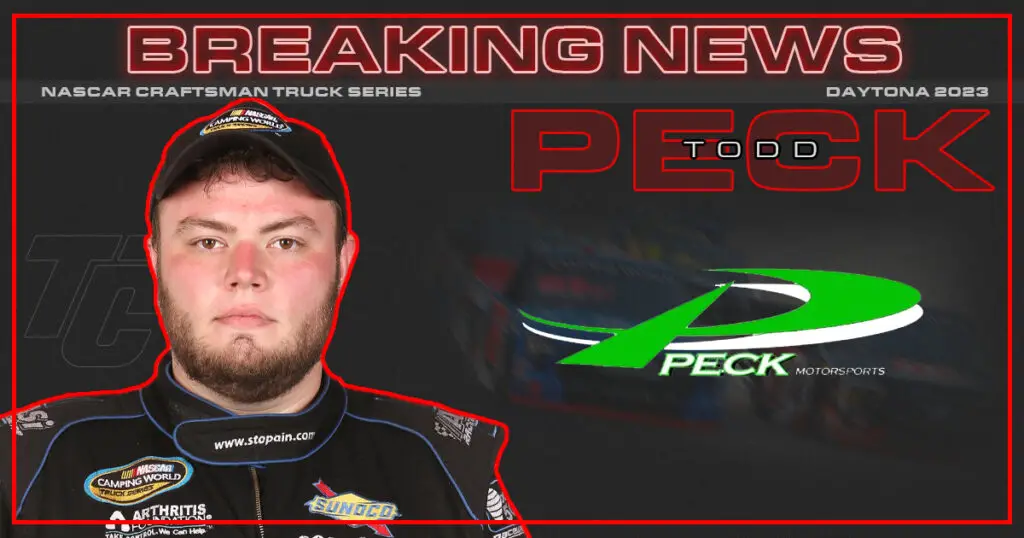 Todd Peck, Peck Motorsports to Attempt 2023 Daytona Truck Race