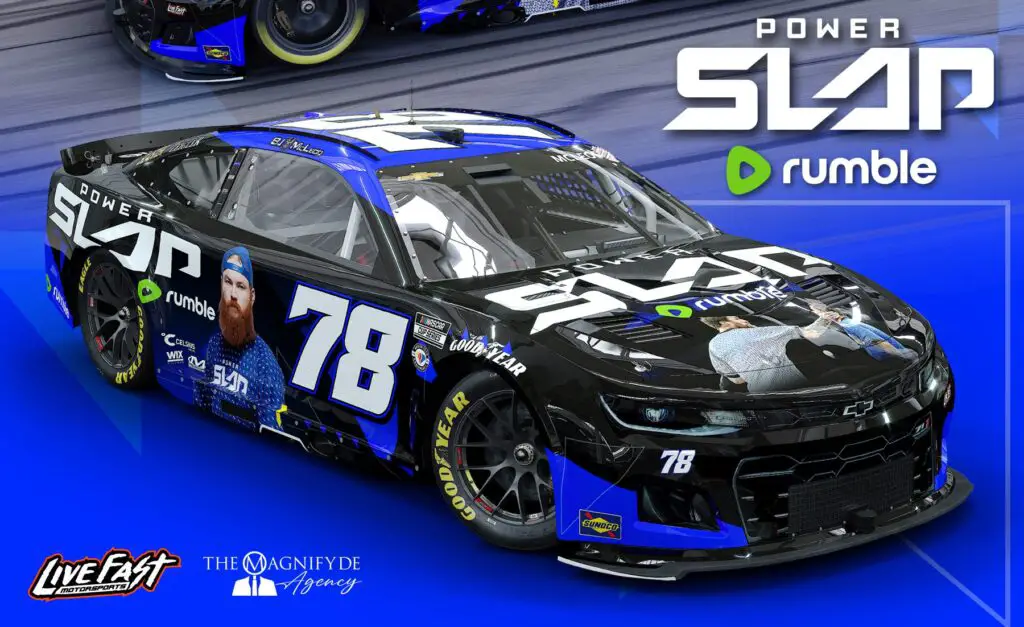 Power Slap, Rumble Sponsoring BJ McLeod, Live Fast Motorsports in ...