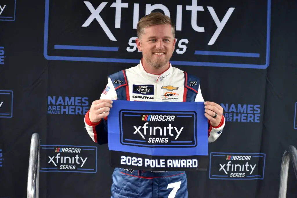 Justin Allgaier Scores Xfinity Series Pole Position at Charlotte