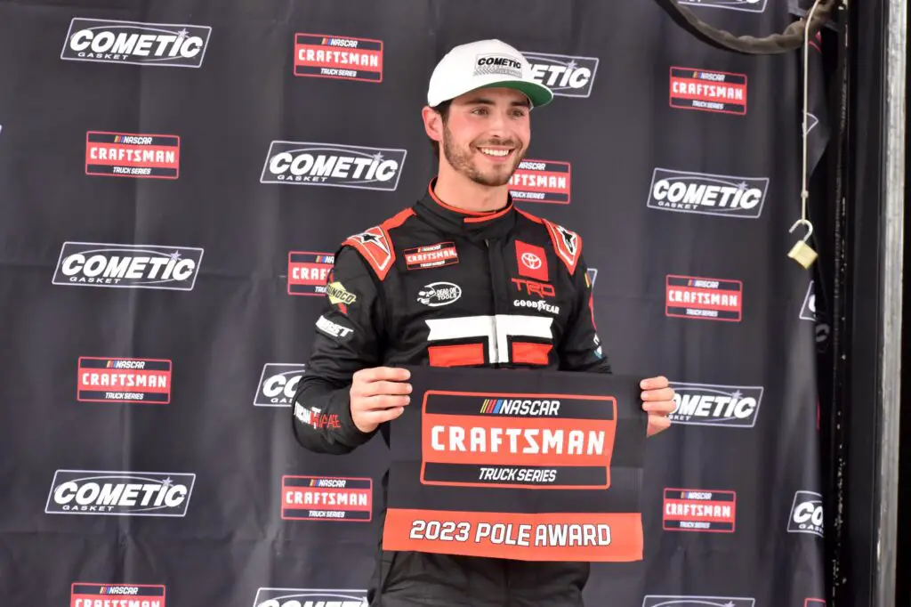 Tanner Gray Earns Maiden Pole in Truck Qualifying at Charlotte