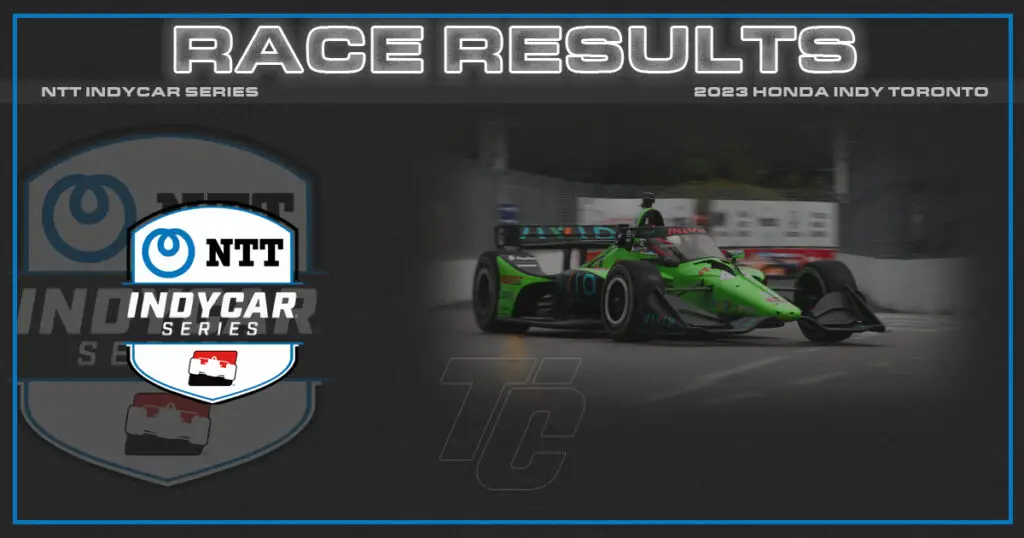 Race Results: NTT IndyCar Series Honda Indy Toronto