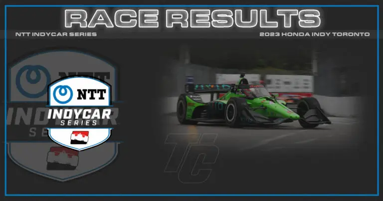 Race Results: NTT IndyCar Series Honda Indy Toronto
