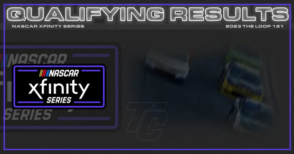 Starting Lineup: NASCAR Xfinity The Loop 121 at Chicago Street