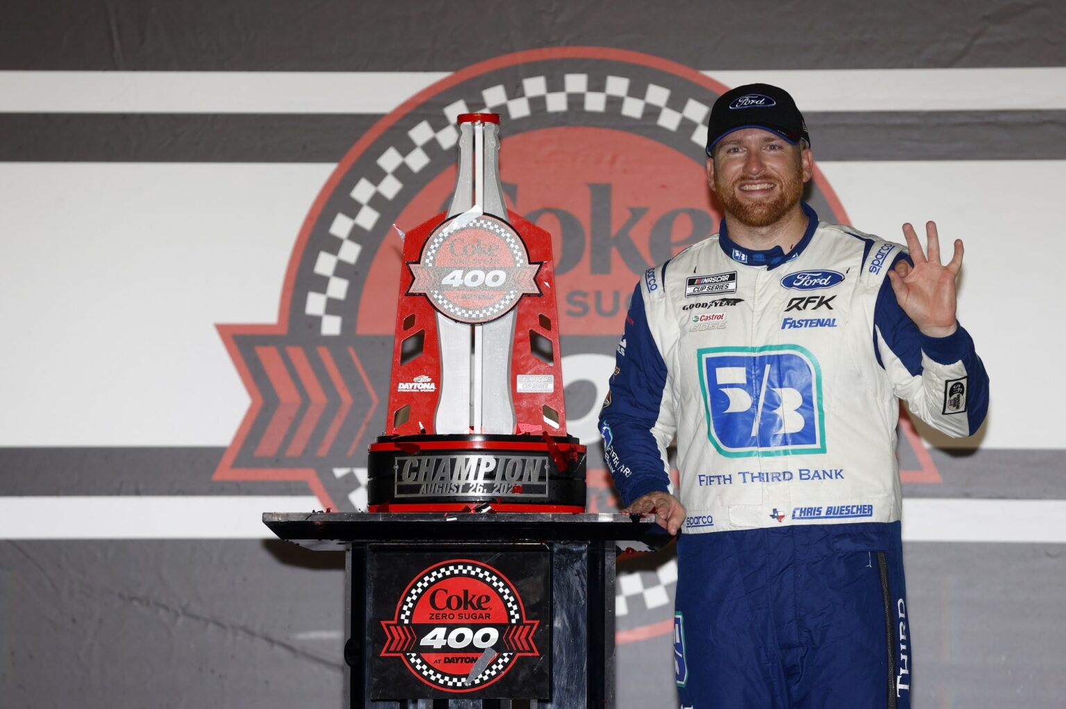 Inspection Complete: Chris Buescher Officially Wins Coke Zero Sugar 400 ...