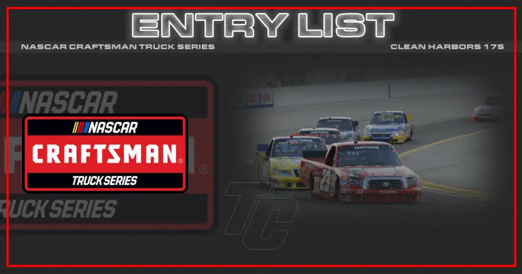 Entry List: NASCAR Truck Clean Harbors 175 at Milwaukee