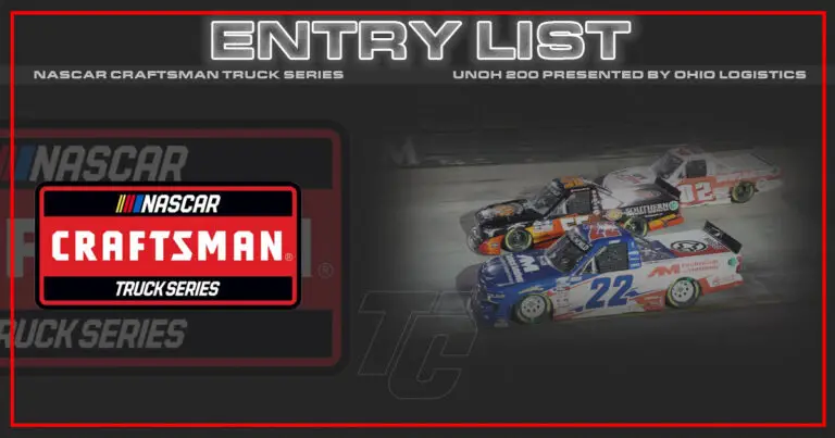 Entry List: 2023 NASCAR Truck Series UNOH 200 at Bristol