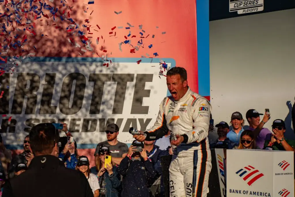 A.J. Allmendinger Wins NASCAR Cup ROVAL Race Over Byron