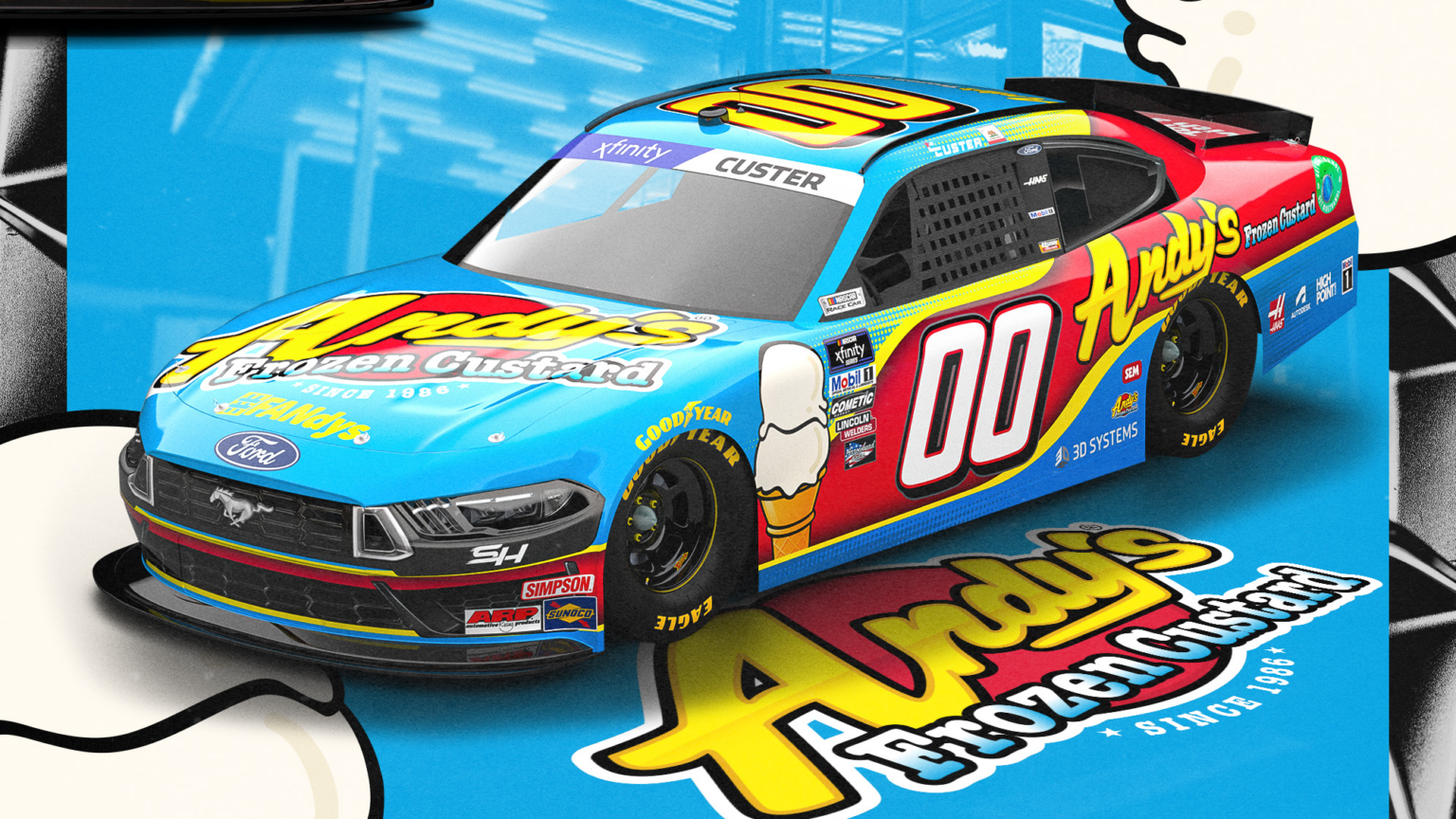 2024 No. 00 Stewart-Haas Racing Paint Schemes