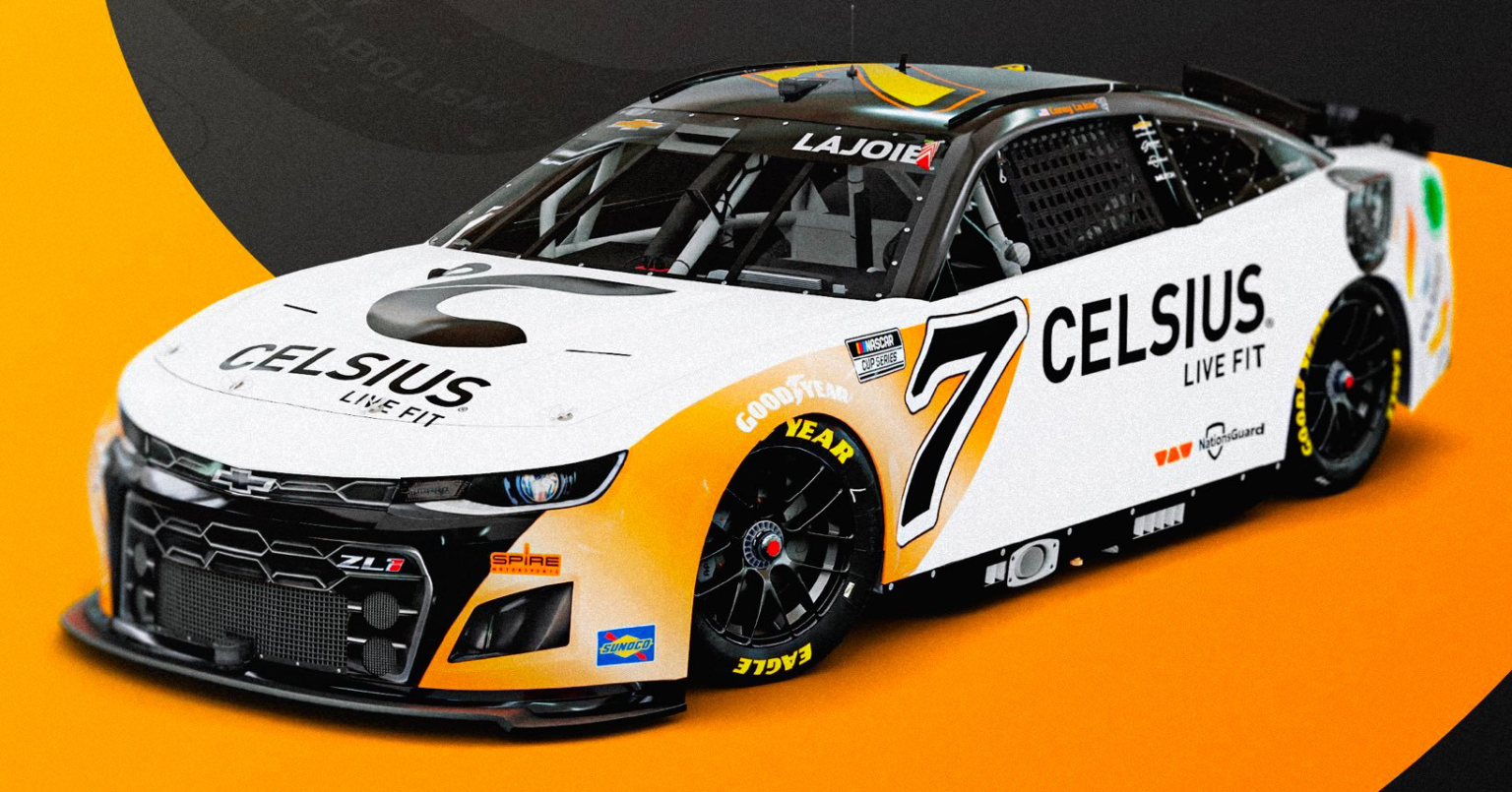 CELSIUS to Serve as Four-Race Sponsor of Corey LaJoie in 2024
