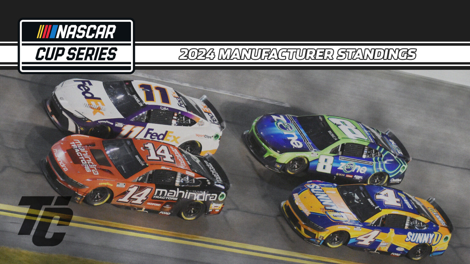 2024 NASCAR Cup Series Manufacturer Point Standings | TobyChristie.com