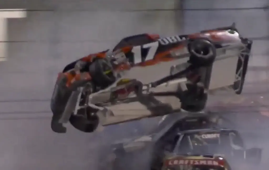 Video: Taylor Gray Launched in Gnarly Last-Lap Crash at Daytona
