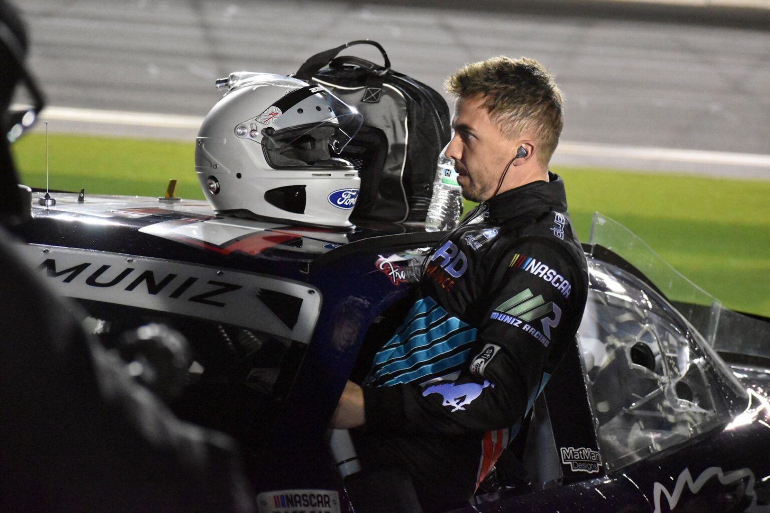Muniz Has Tough Intro to Xfinity Competition with Daytona Wreck