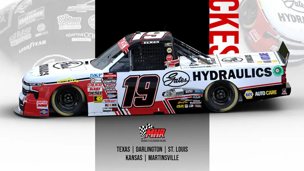 No. 19 McAnally-Hilgemann Racing Gates Hydraulics Paint Scheme ...