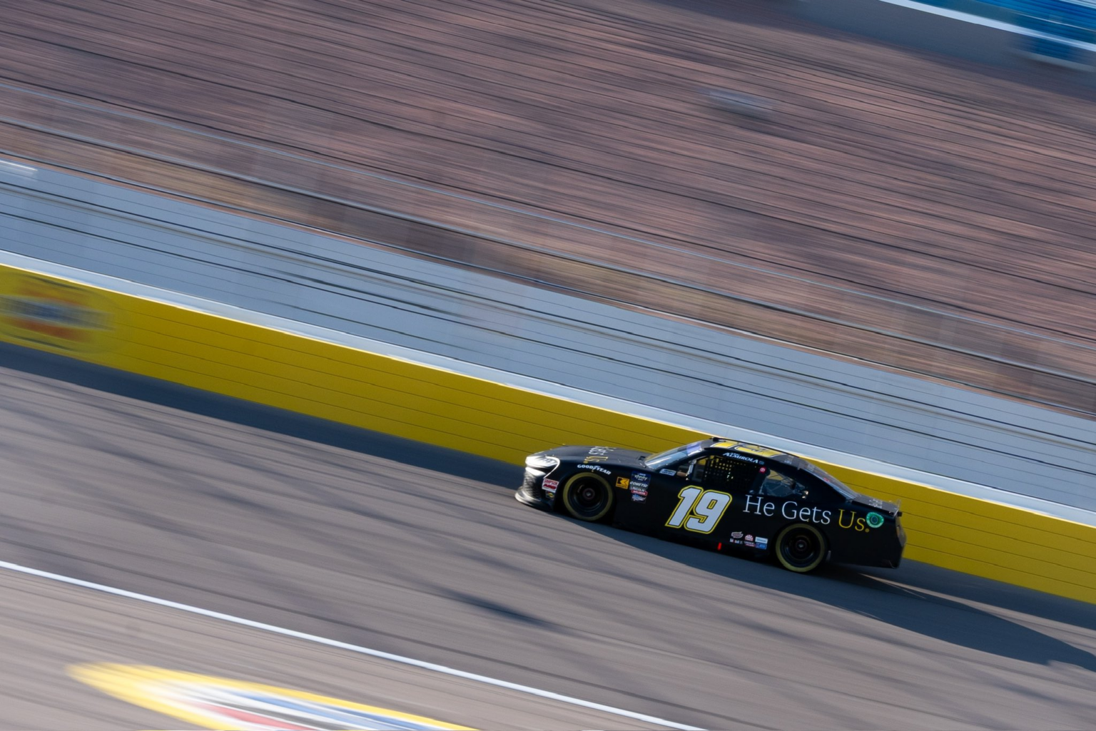 No. 19 Joe Gibbs Racing He Gets Us