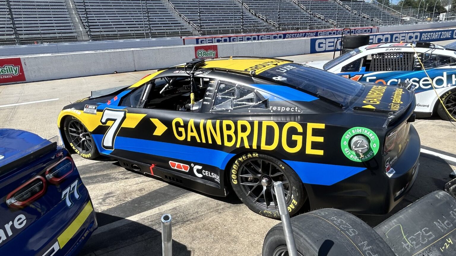 No. 7 Spire Motorsports Gainbridge Paint Scheme | TobyChristie.com