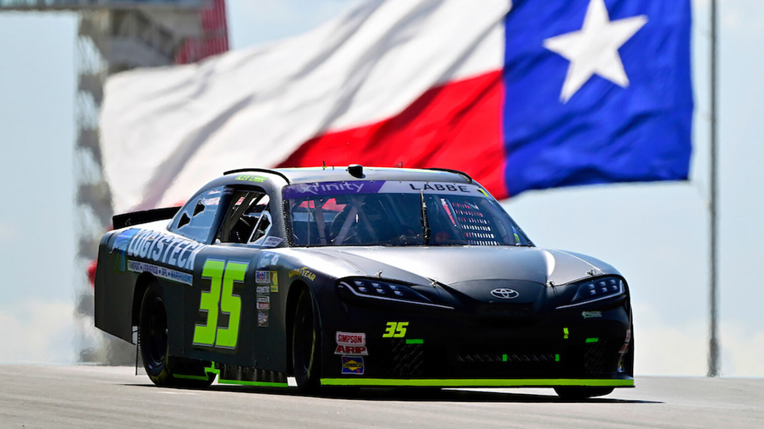 No. 35 Joey Gase Motorsports Logisteck Paint Scheme