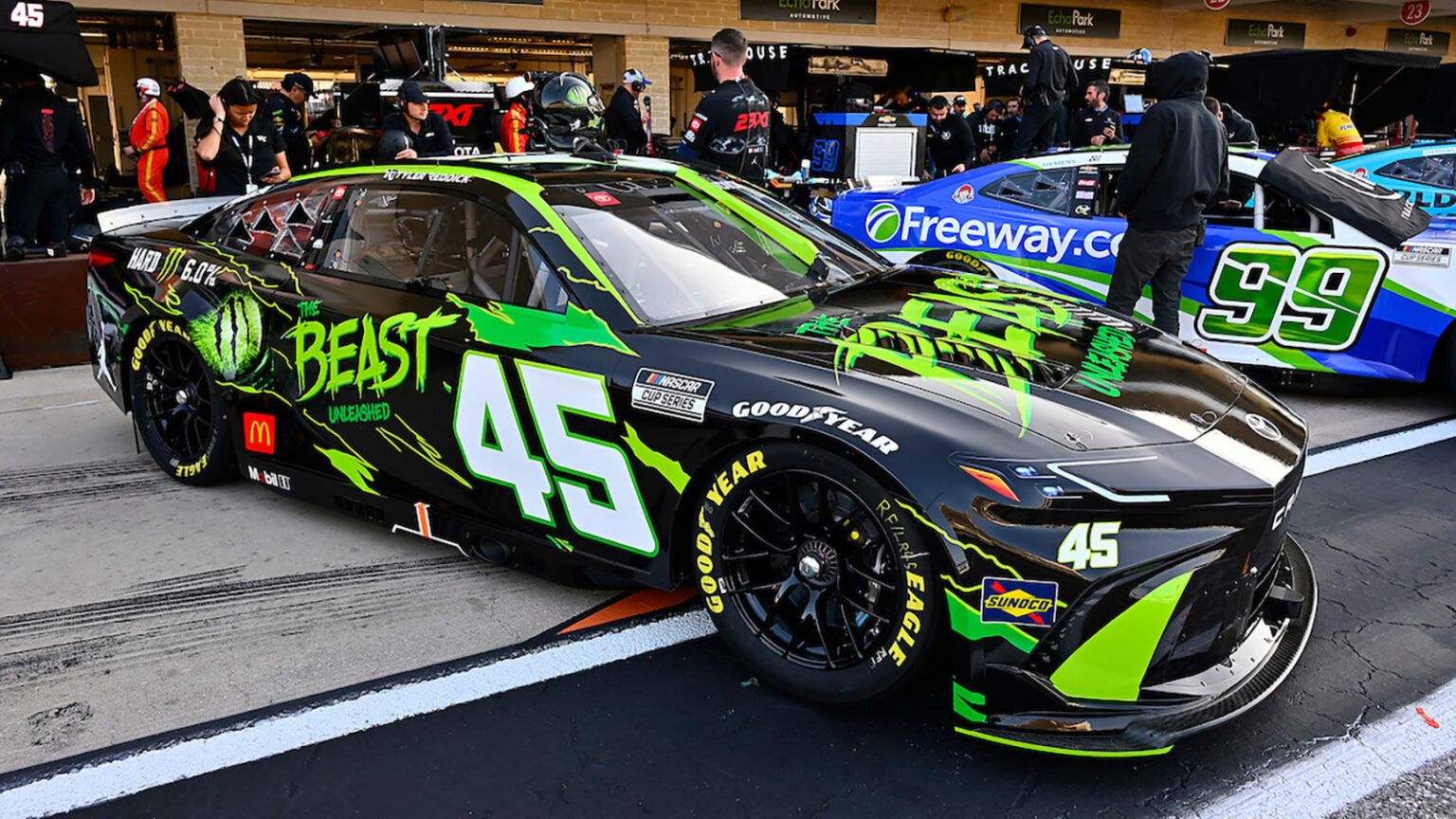 No. 45 23XI Racing The Beast Unleashed Paint Scheme | TobyChristie.com