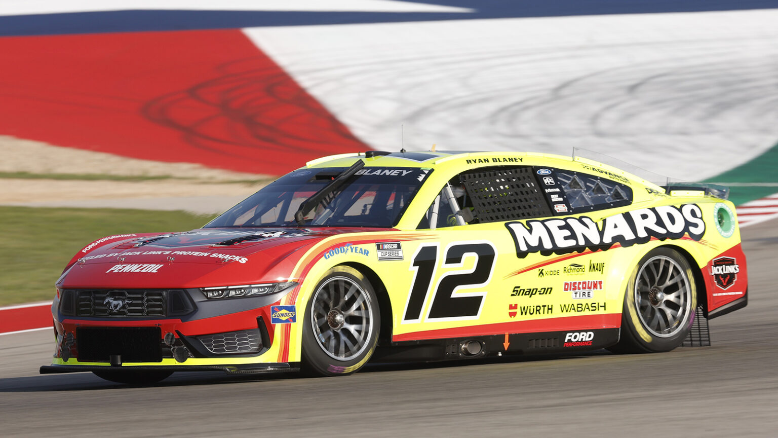 No. 12 Team Penske Menards / Jack Links Paint Scheme | TobyChristie.com