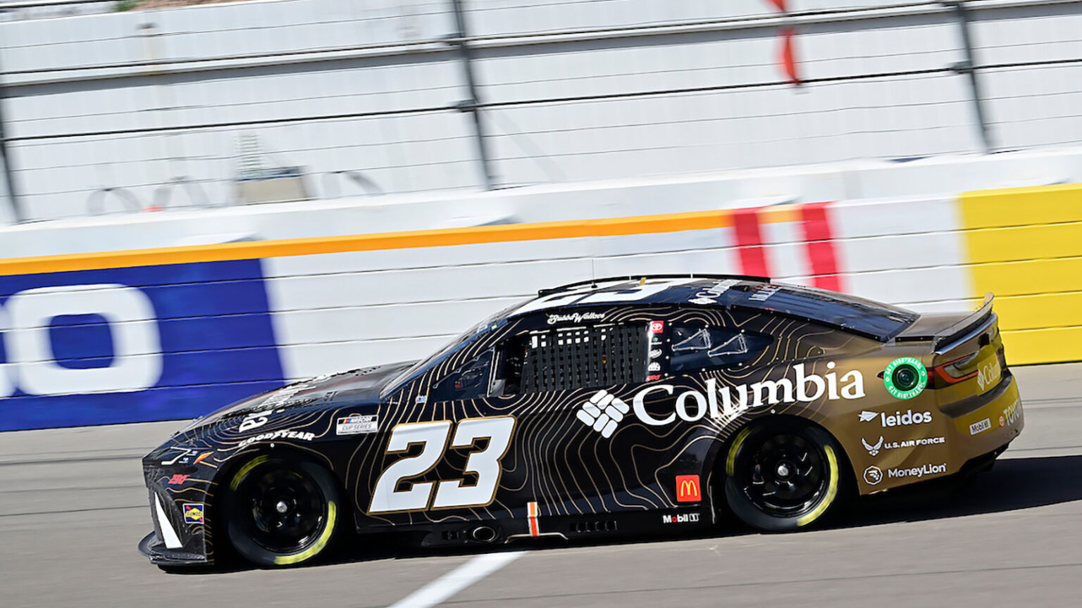 No. 23 23XI Racing Columbia (Black/Gold) Paint Scheme | TobyChristie.com