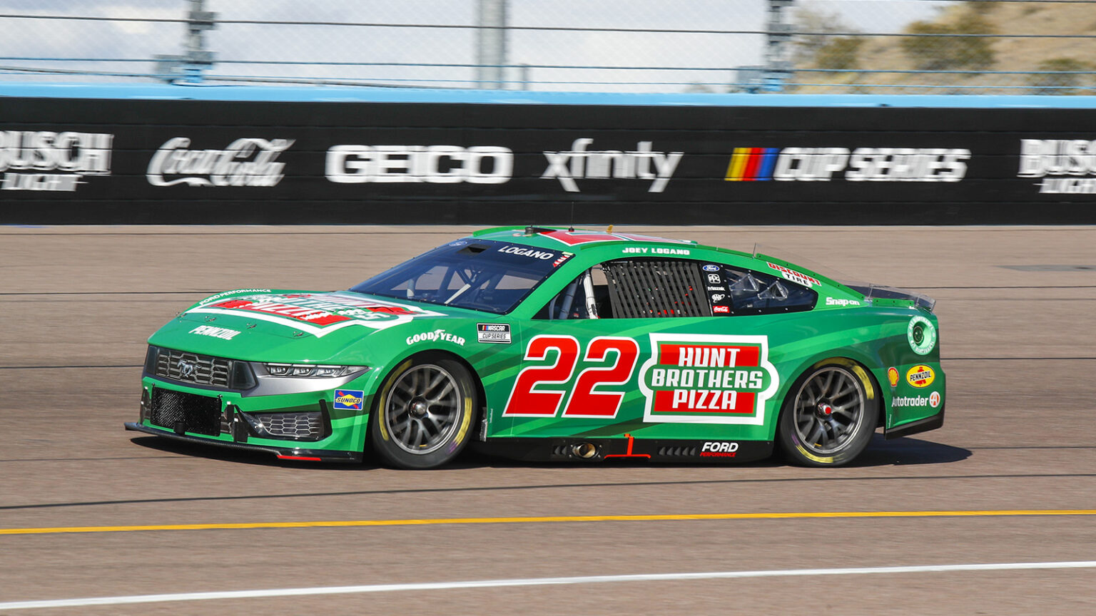 No. 22 Team Penske Hunt Brothers Pizza Paint Scheme | TobyChristie.com