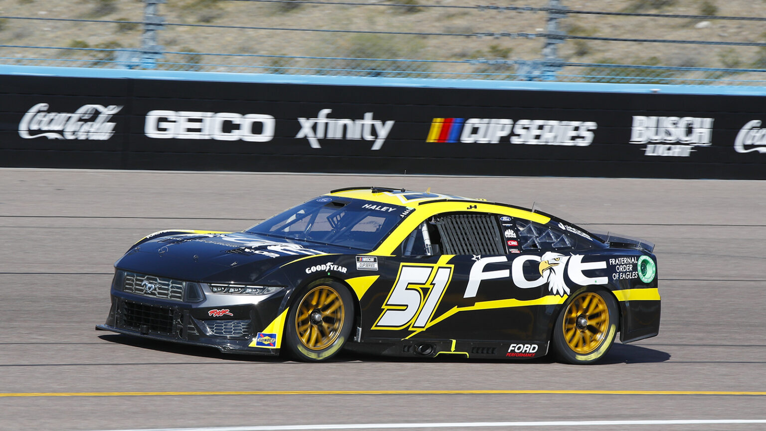 No. 51 Rick Ware Racing Fraternal Order of Eagles Paint Scheme ...