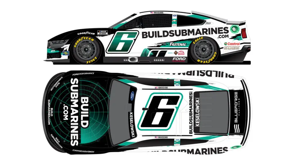 No. 6 RFK Racing BuildSubmarines.com Paint Scheme | TobyChristie.com