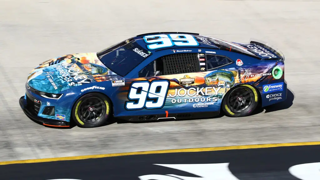 No. 99 Trackhouse Racing Jockey Outdoors Paint Scheme | TobyChristie.com