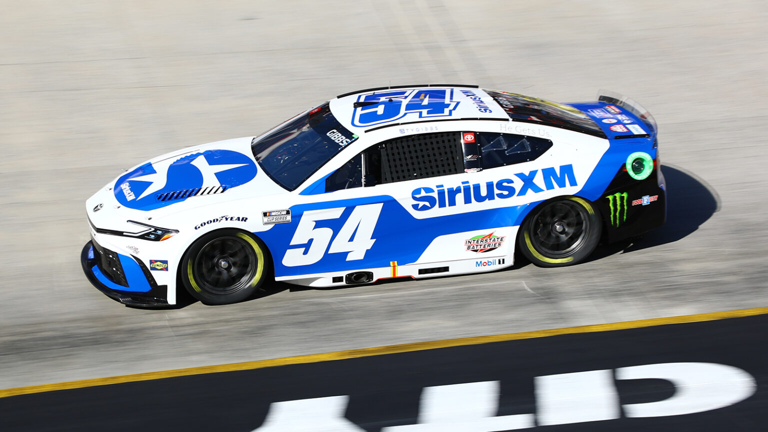 No. 54 Joe Gibbs Racing SiriusXM Radio Paint Scheme | TobyChristie.com