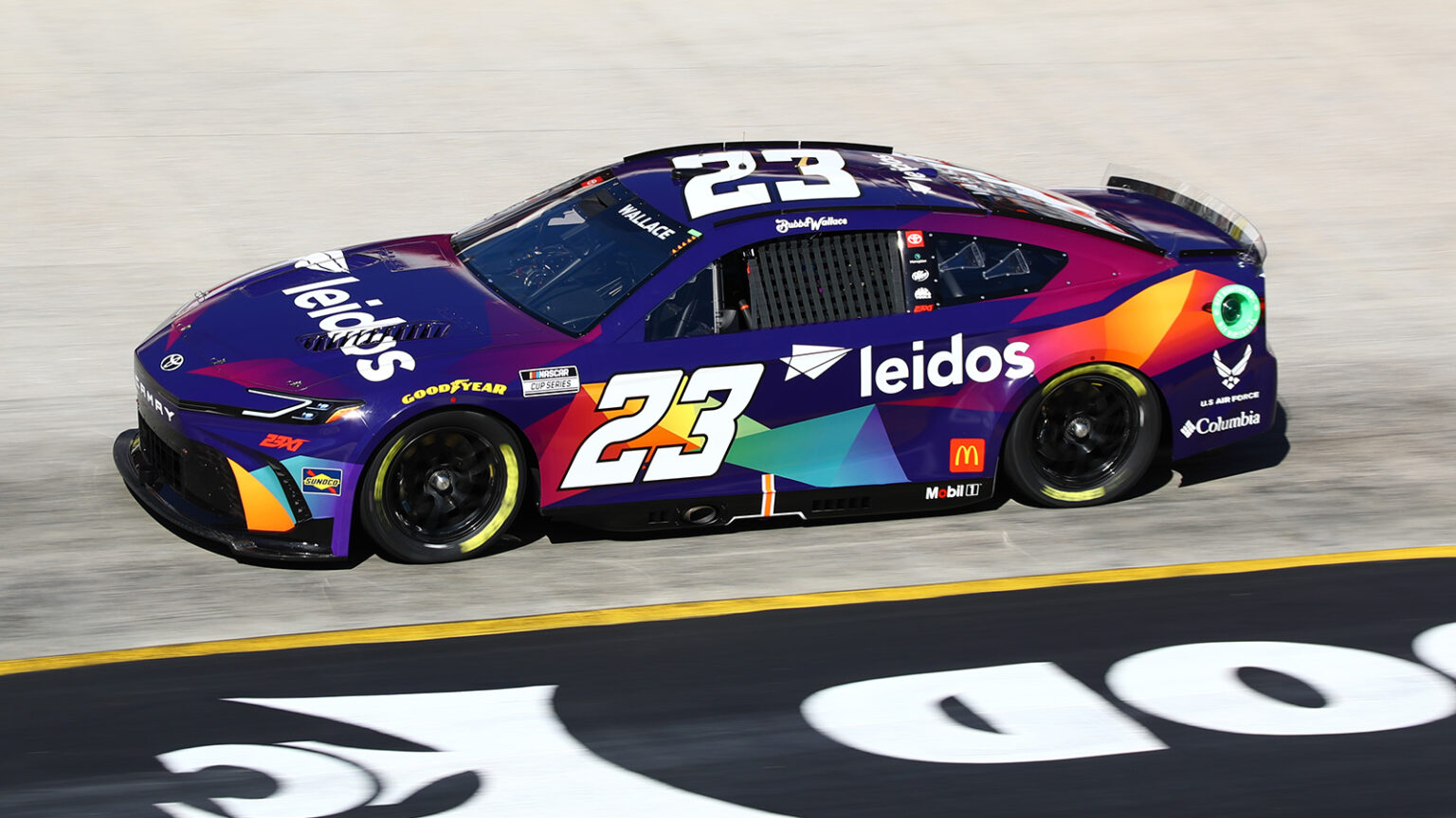 No. 23 23XI Racing leidos Paint Scheme | TobyChristie.com