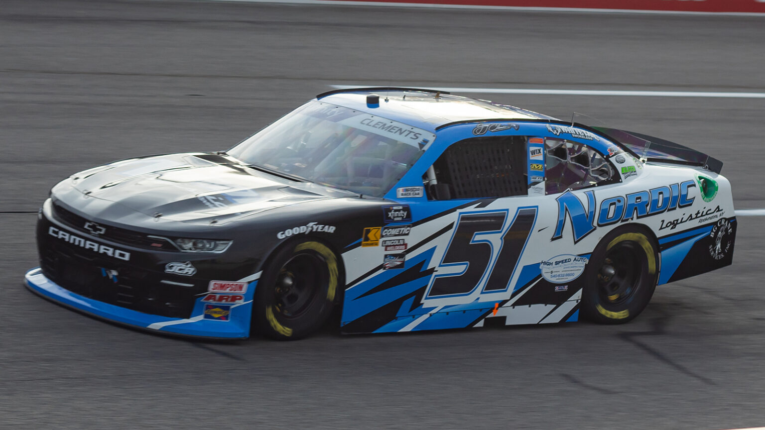 No. 51 Jeremy Clements Racing Nordic Logistics Paint Scheme ...