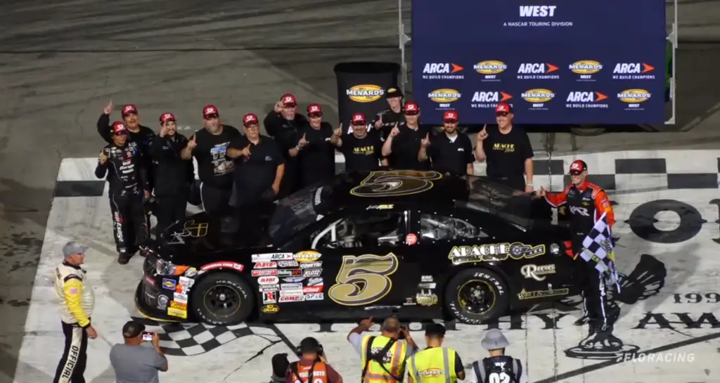 Kole Raz Takes The Checkered At Kevin Harvick's Kern Raceway