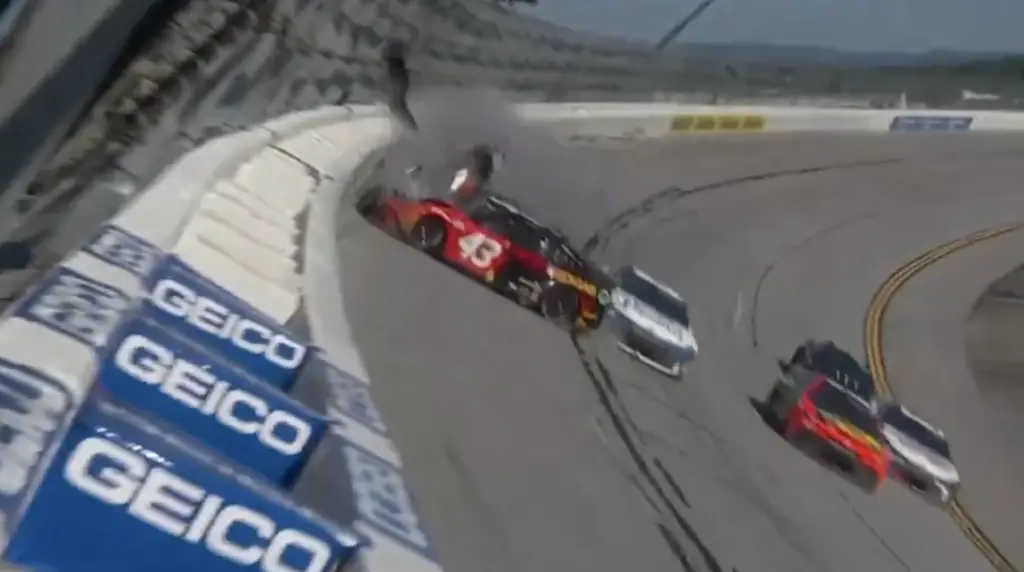 Video: Four Toyotas Destroyed in Nasty Wreck Late at Talladega