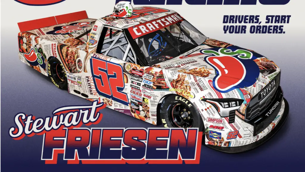 Stewart Friesen Partnering with Chili's Grill & Bar at Texas